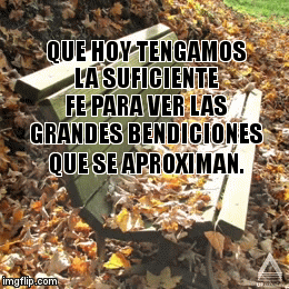 Que HOY tengamos la suficiente FE para ver las grandes bendiciones que se aproximan - Imgflip
