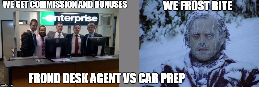 WORKING AT ENTERPRISE - Imgflip