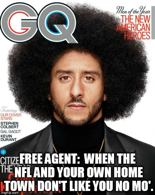 colin kaepernick gq magazine - Imgflip