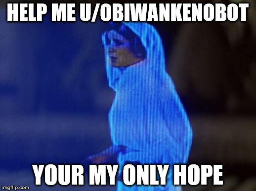 help me obi wan - Imgflip