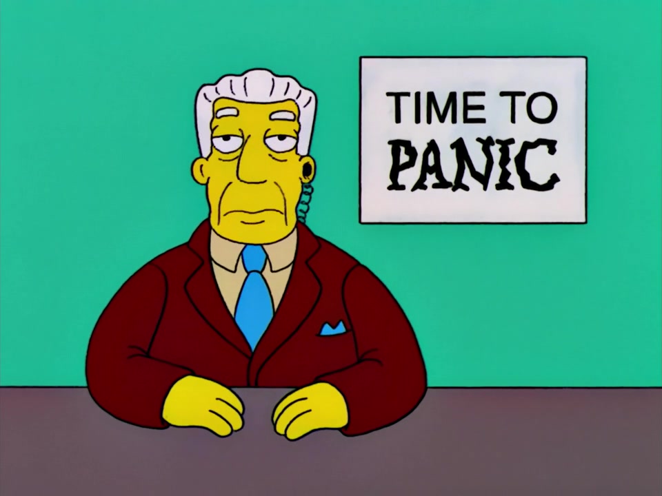 Panic Meme Template