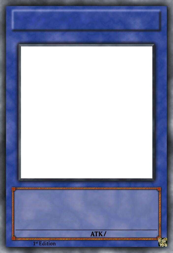 Yu Gi Oh Card Template Blank Template Imgflip