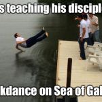 Jesus break dance Meme Generator - Imgflip