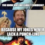 AWESOME Pun Chuck Norris Blank Template - Imgflip