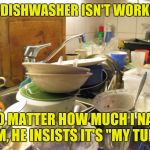 dirty dishes Meme Generator - Imgflip