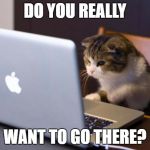 Cat using computer Meme Generator - Imgflip