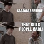 Rick and Carl Blank Meme Template - Imgflip