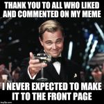 Leonardo DiCaprio Toast Meme Generator - Imgflip