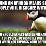 Unpopular Opinion Puffin Meme Generator - Imgflip
