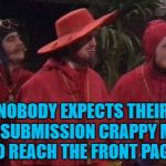 Nobody Expects the Spanish Inquisition Monty Python Meme Generator ...