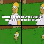 Homer Simpson in Bush - Large Meme Generator - Imgflip