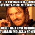 One Does Not Simply Meme Generator - Imgflip