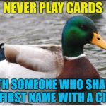Actual Advice Mallard Meme Generator - Imgflip