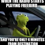 Kermit Driving Meme Generator - Imgflip