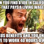 Castaway Fire Meme Generator - Imgflip