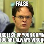 Dwight Schrute Meme Generator - Imgflip