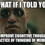 Matrix Morpheus Meme Generator - Imgflip