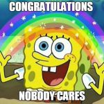 spongebob rainbow Meme Generator - Imgflip
