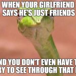 Skeptical snake Meme Generator - Imgflip