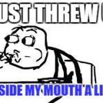 Cereal Guy Spitting Meme Generator - Imgflip