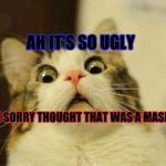 Scared Cat Meme Generator - Imgflip