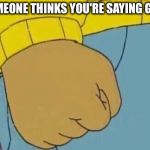 Arthur Fist Meme Generator - Imgflip