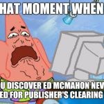 Patrick Star Internet Disgust Blank Template - Imgflip