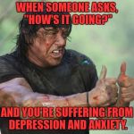 Thumbs Up Rambo Blank Template - Imgflip