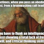 god template Meme Generator - Imgflip