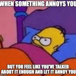angry homer simpson in bed Meme Generator - Imgflip