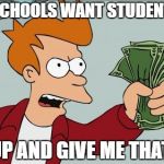 Shut Up And Take My Money Fry Meme Generator - Imgflip