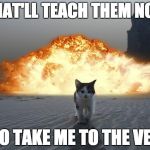 cat explosion Meme Generator - Imgflip