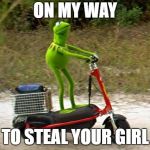 Kermit scooter Blank Template - Imgflip