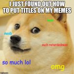 Doge Meme Generator - Imgflip