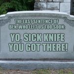 Blank Tombstone Meme Generator - Imgflip