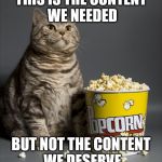 Cat eating popcorn Meme Generator - Imgflip