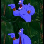 Aladdin Surprised Genie Jaw Drop Meme Generator - Imgflip