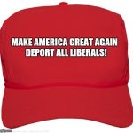 blank red MAGA hat Meme Generator - Imgflip