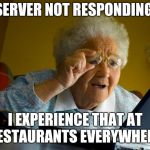 Old lady at computer finds the Internet Meme Generator - Imgflip