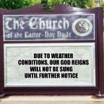 Church sign Meme Generator - Imgflip