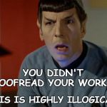 Shocked Spock Meme Generator - Imgflip
