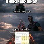 You can't defeat me Meme Generator - Imgflip