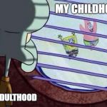 Squidward window Meme Generator - Imgflip