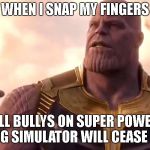 thanos snap Blank Template - Imgflip