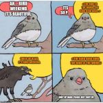 annoyed bird Meme Generator - Imgflip