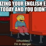 im in danger Meme Generator - Imgflip