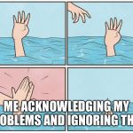 High five drown Meme Generator - Imgflip