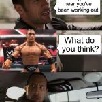The Rock Driving Meme Generator - Imgflip
