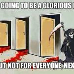 grim reaper knocking door Meme Generator - Imgflip