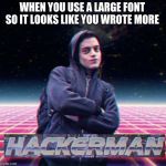 HackerMan Meme Generator - Imgflip